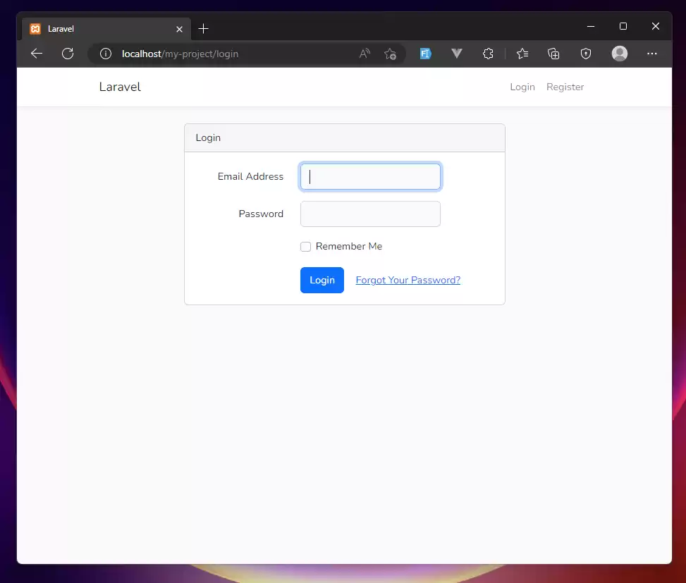 Laravel Authentication Scaffolding and Starter Kits