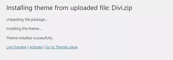 Step 3 : Click Appearance→Themes