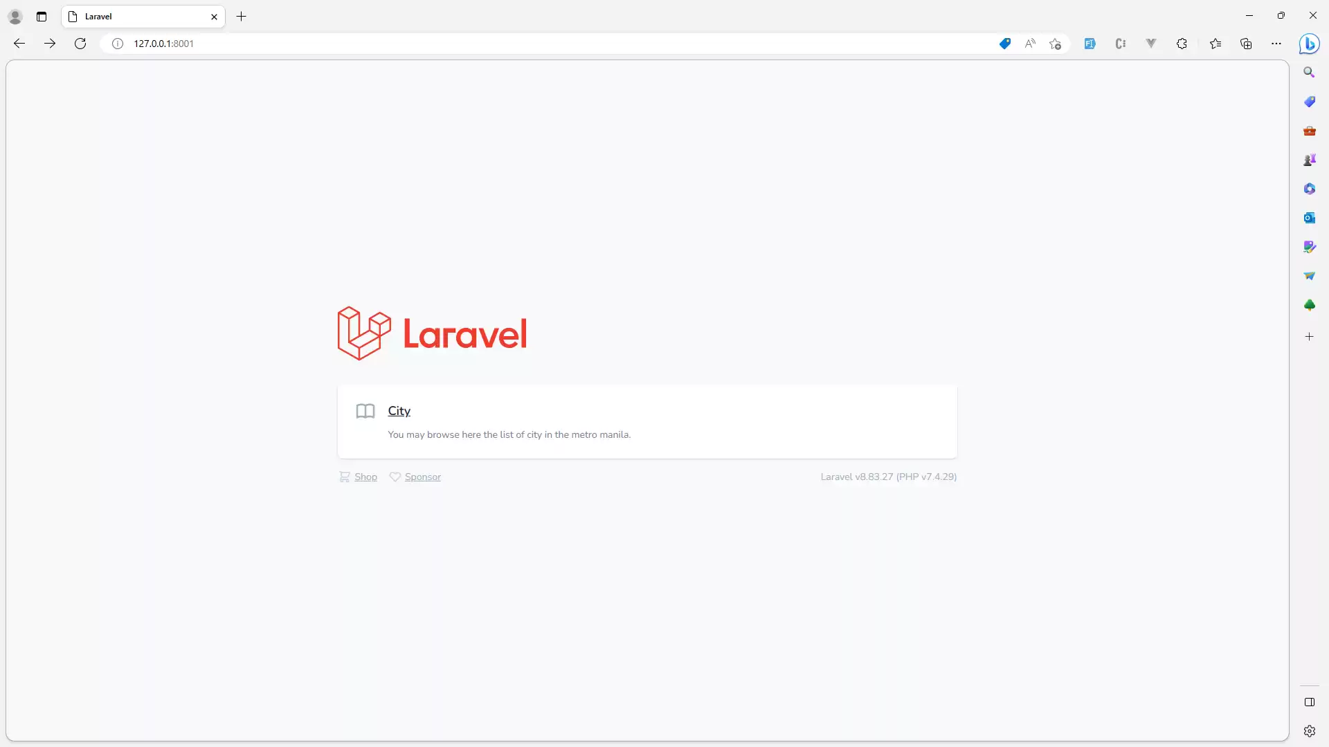or if you do not have a migration and model you can create a model with ...