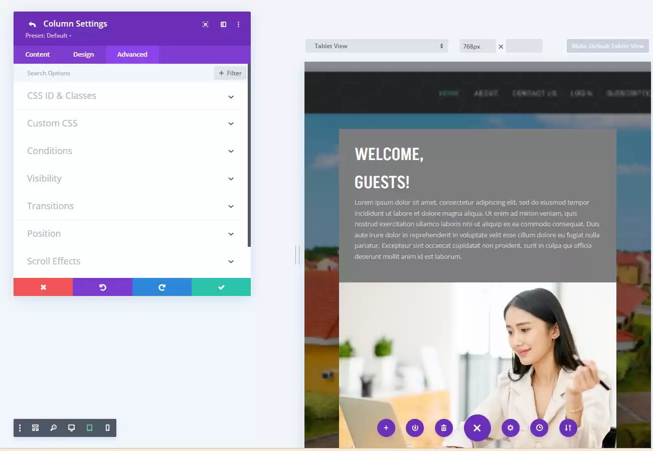 Optimizing Layouts: Responsive Column Order in WordPress Divi Builder