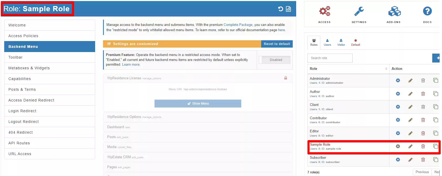 Step 1: Ensure Advanced Access Manage is installed and activated in ...