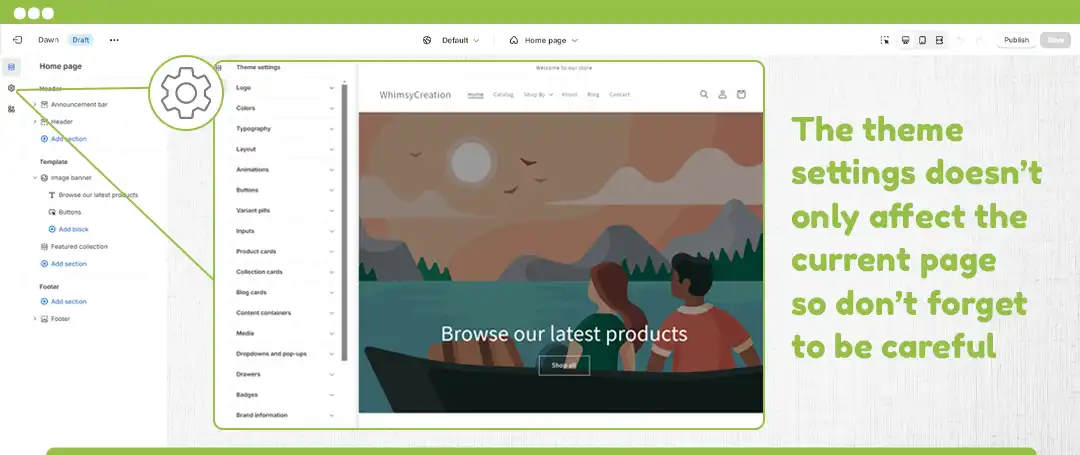 Click Customize to edit your Website, you should also remember to click "See Store Password ...