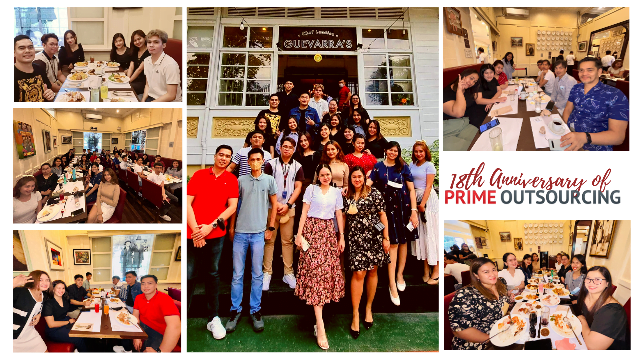 Prime Outsourcing celebrates its 18th Anniversary 2023